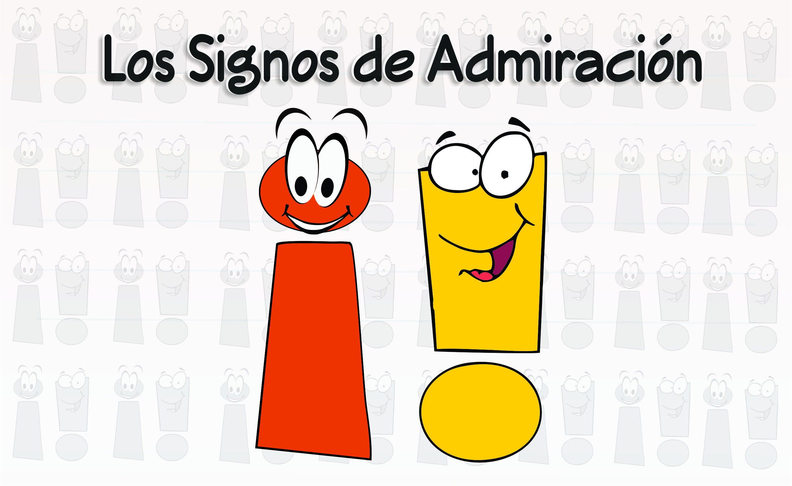 Tema 3: Los signos de admiración